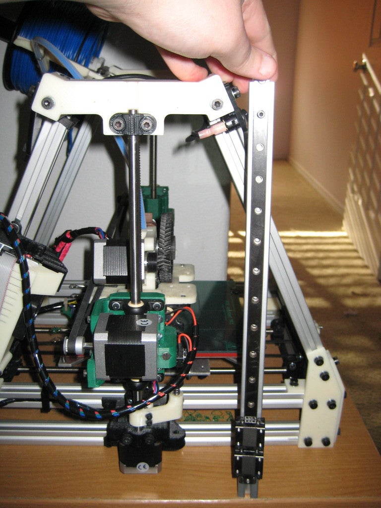 Linear Rail Z Axis for Lulzbot AO-10x and mendelmax printers by Piercet ...