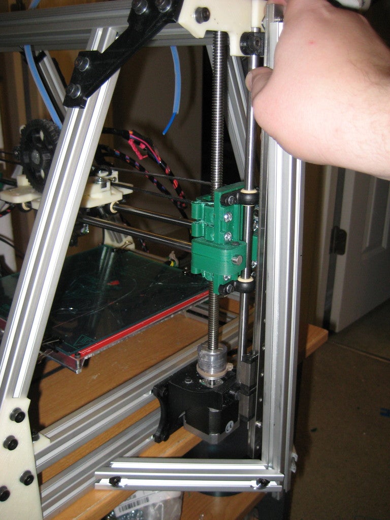 Linear Rail Z Axis for Lulzbot AO-10x and mendelmax printers by Piercet ...