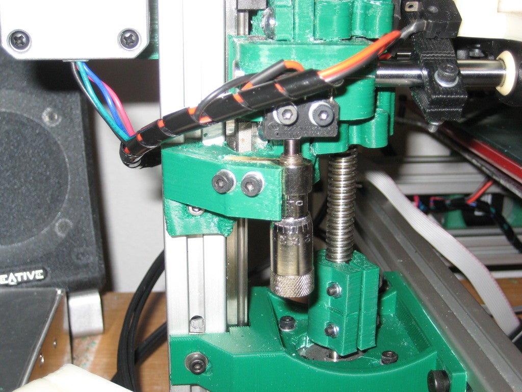 Linear Rail Z Axis for Lulzbot AO-10x and mendelmax printers by Piercet ...