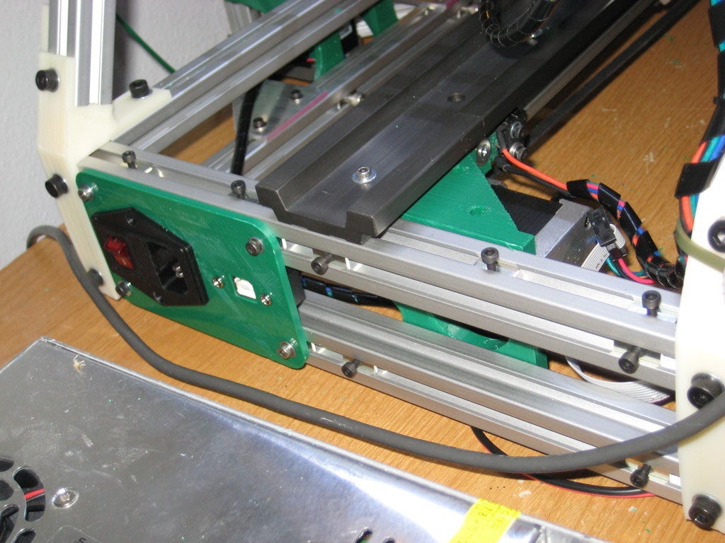 Inner Y Rail specific Y Motor Mount for NEMA 17 Motors by Piercet ...
