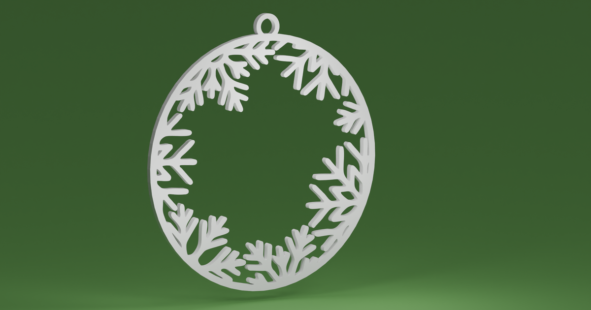 Lots of Snowflakes inside a bauble (Christmas tree ornament) by MaxT ...