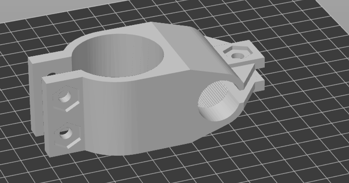 Roland Drum Clamp Bracket by dsal2019 | Download free STL model ...