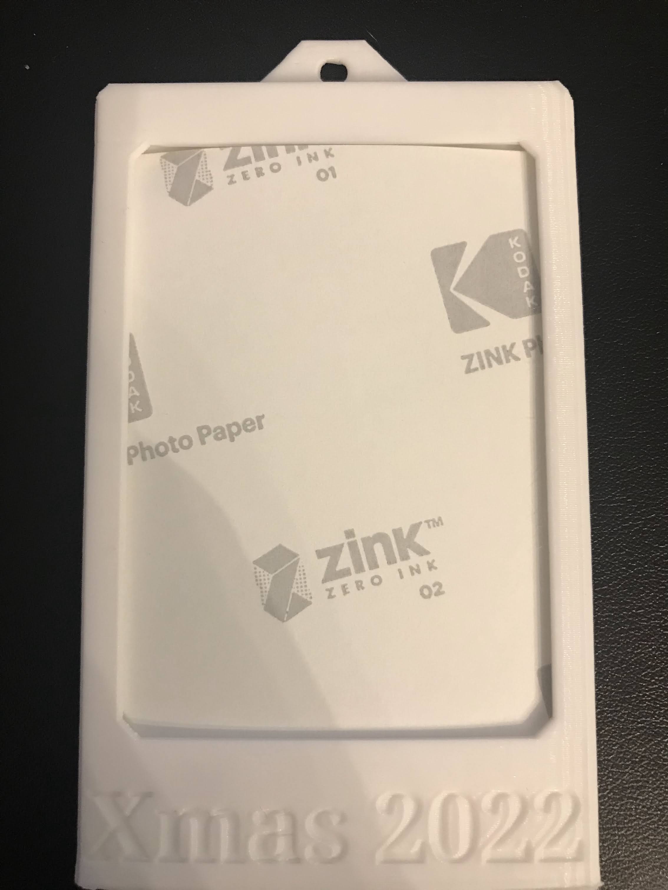 Zink Mini Photo Frame Ornament with Snowflake by PrintingKc | Download ...