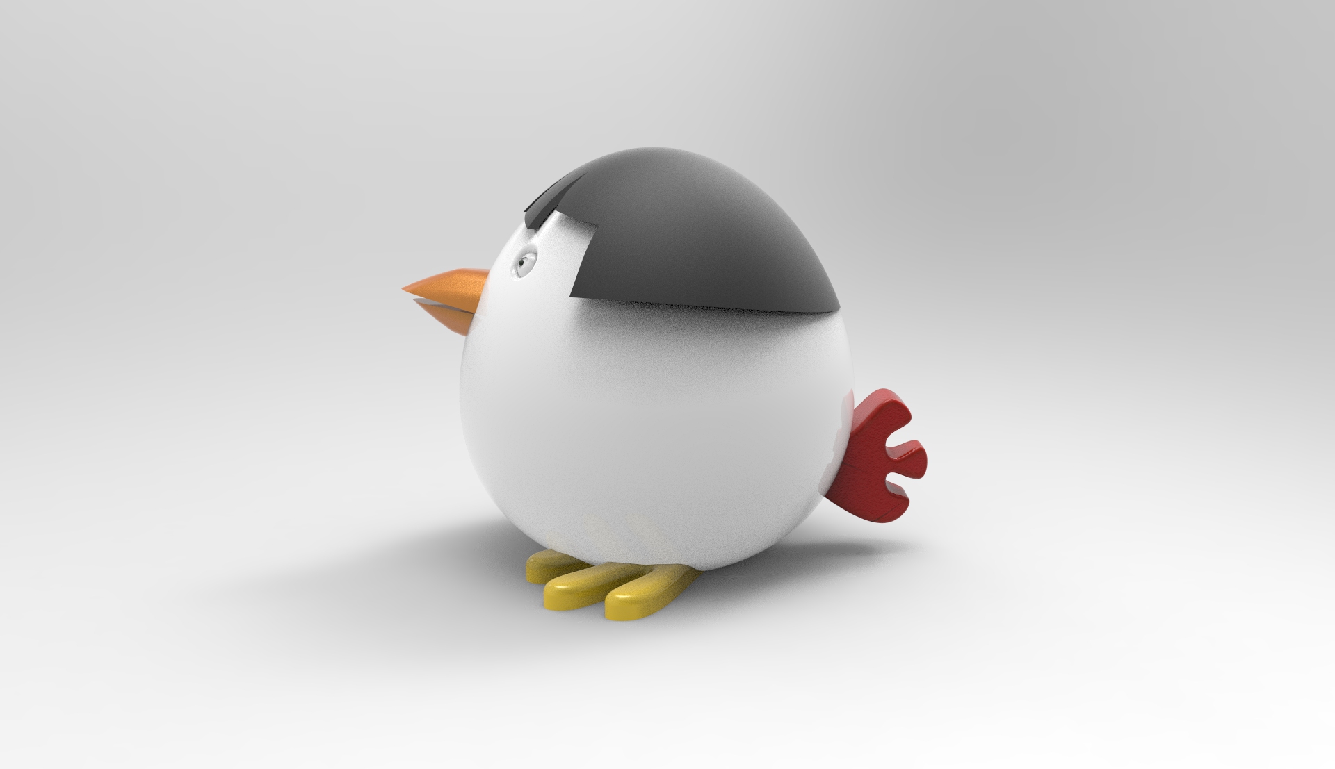 Cartoon chicken by muyu | Download free STL model | Printables.com