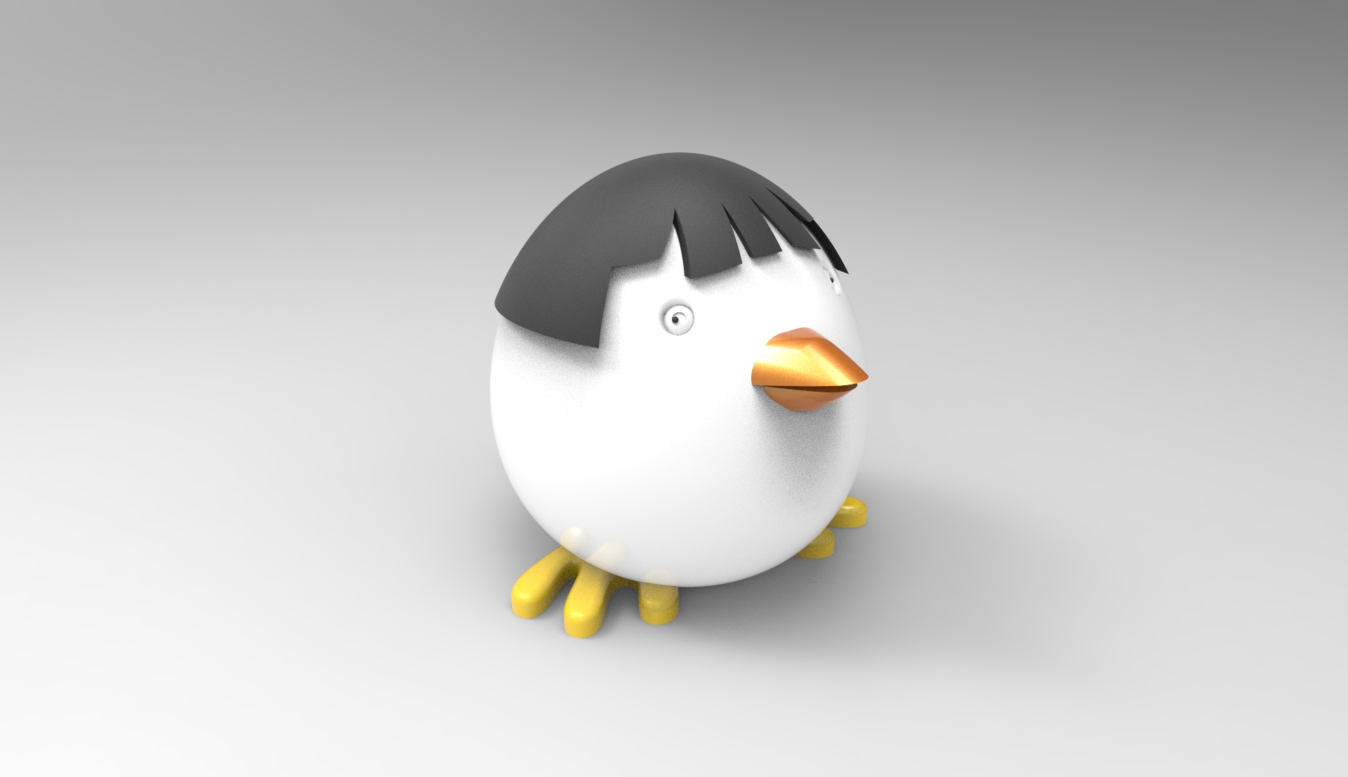 Cartoon chicken by muyu | Download free STL model | Printables.com