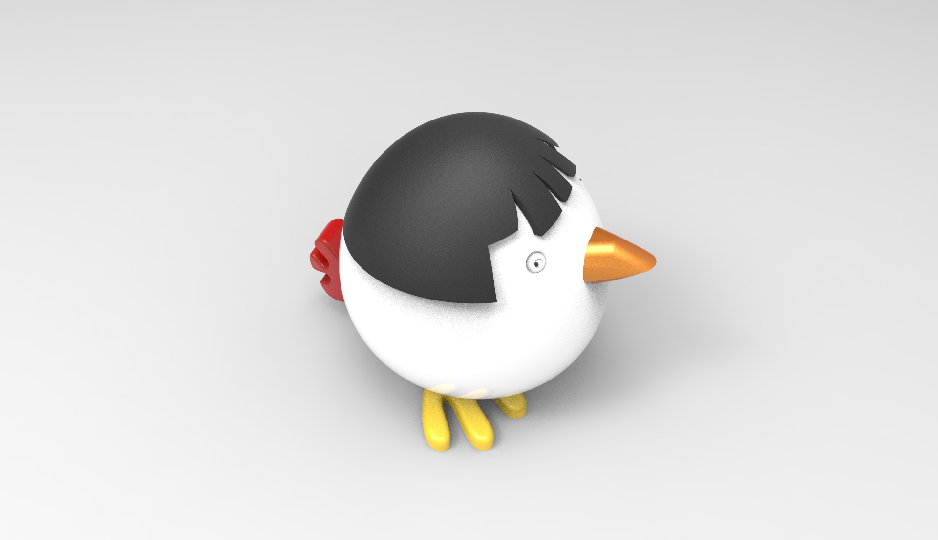 Cartoon chicken by muyu | Download free STL model | Printables.com