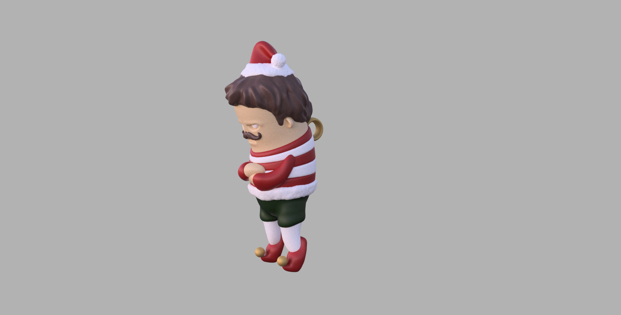 Mini Dude Elf - single color by Wekster | Download free STL model ...