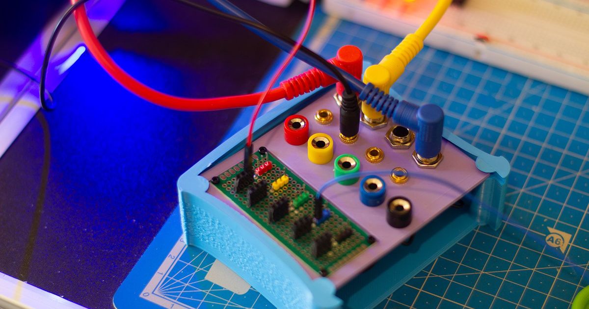 Passive Multiple Adapter for 6.35mm and 3.5mm jacks, Banana Plugs and ...