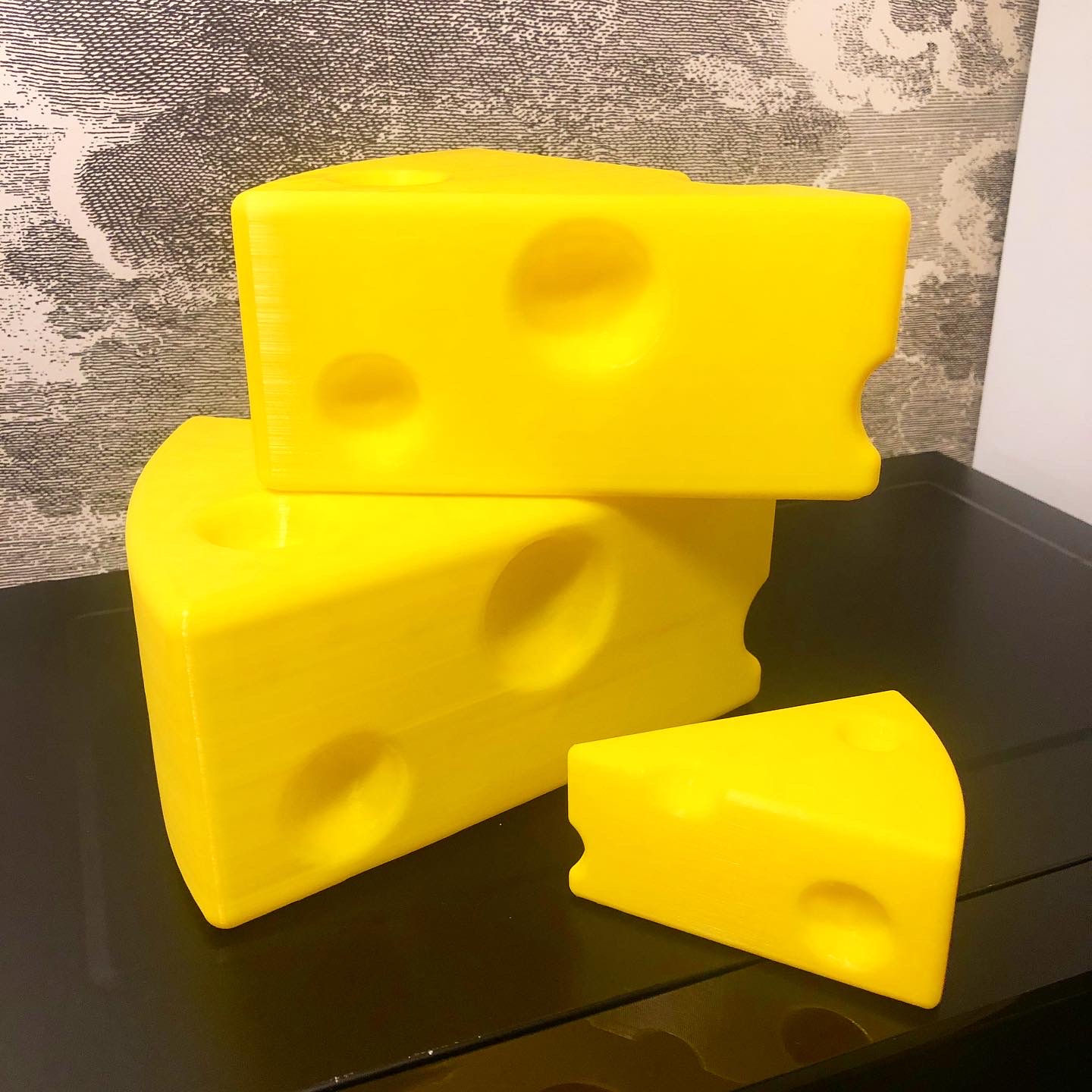 Cheese tabletop decoration by Bendsen | Download free STL model ...