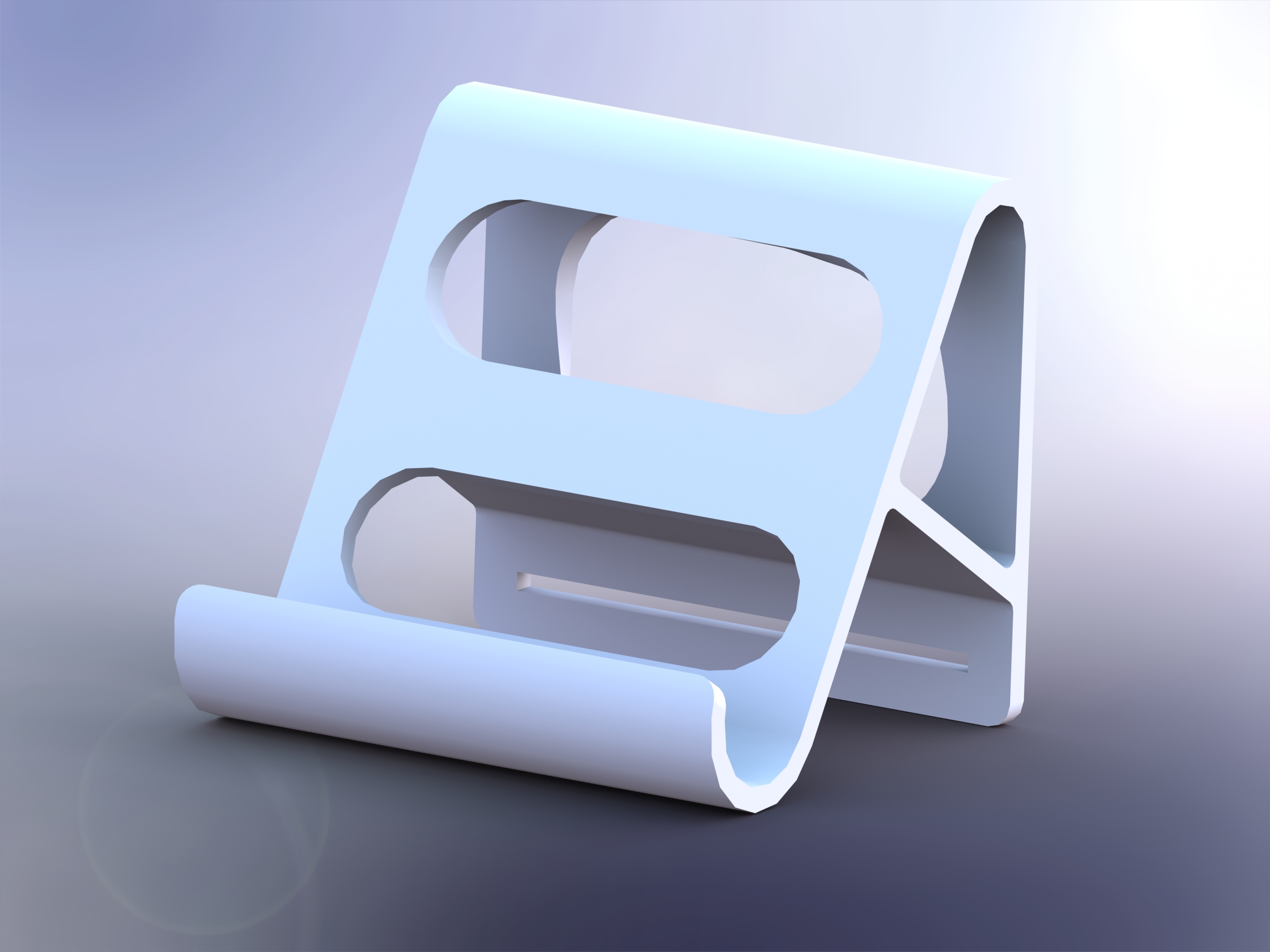 Simple phone stand by Gudrunas | Download free STL model | Printables.com