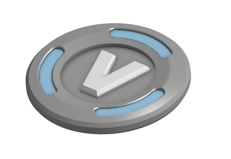 V-Bucks coin by DJ_Designs | Download free STL model | Printables.com