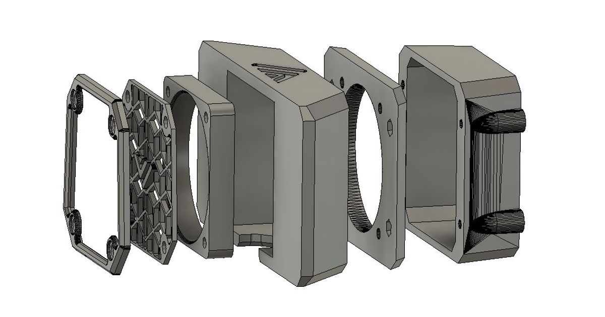 VZBOT exhaust fan von Neng Wei Chang | Kostenloses STL-Modell ...