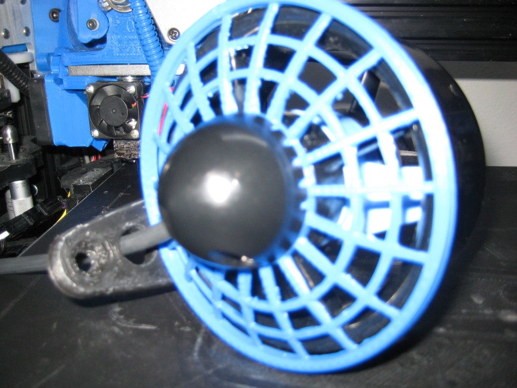 Reinforced Blue Robotics Thruster Mount for 4" curved pipe hulls by ...