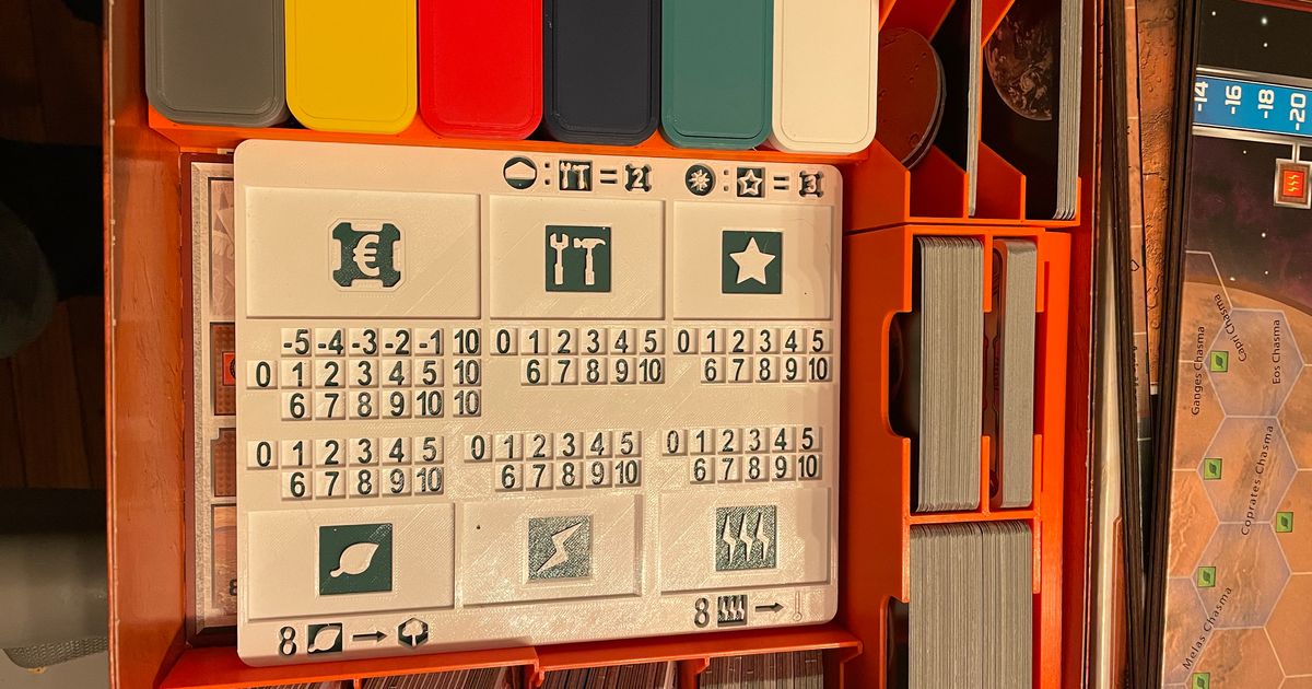 Terraforming Mars Player Cube Boxes by sipple | Download free STL model ...