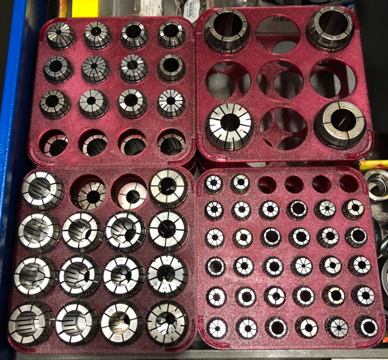 Collet Holder - Organizer for ER25 by Alexeyvik | Download free STL ...