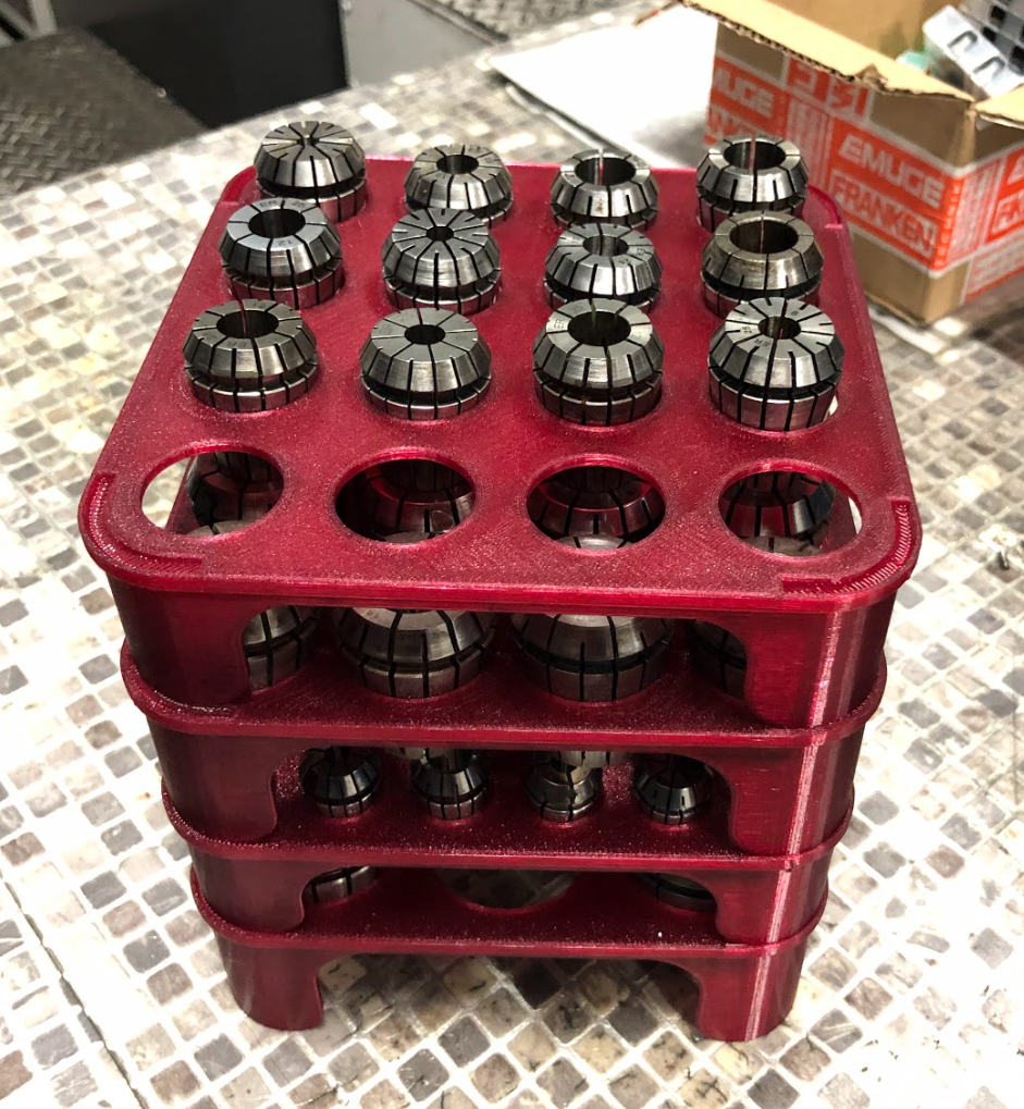 Collet Holder - Organizer for ER25 by Alexeyvik | Download free STL ...
