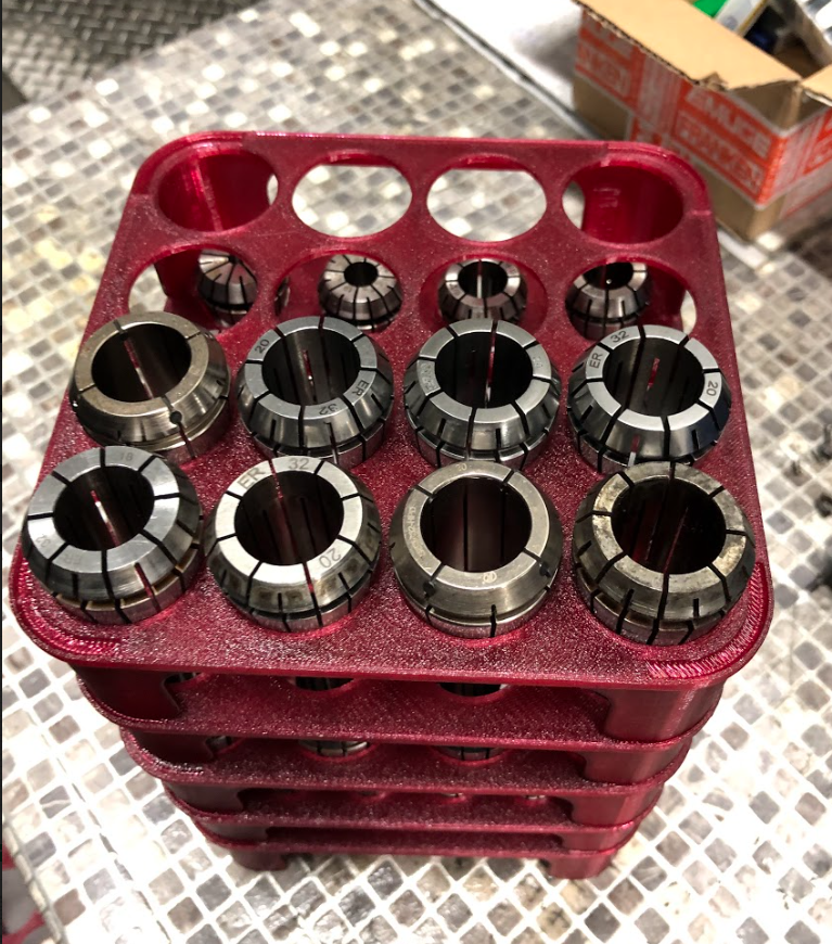 Collet Holder - Organizer for ER40 by Alexeyvik | Download free STL ...