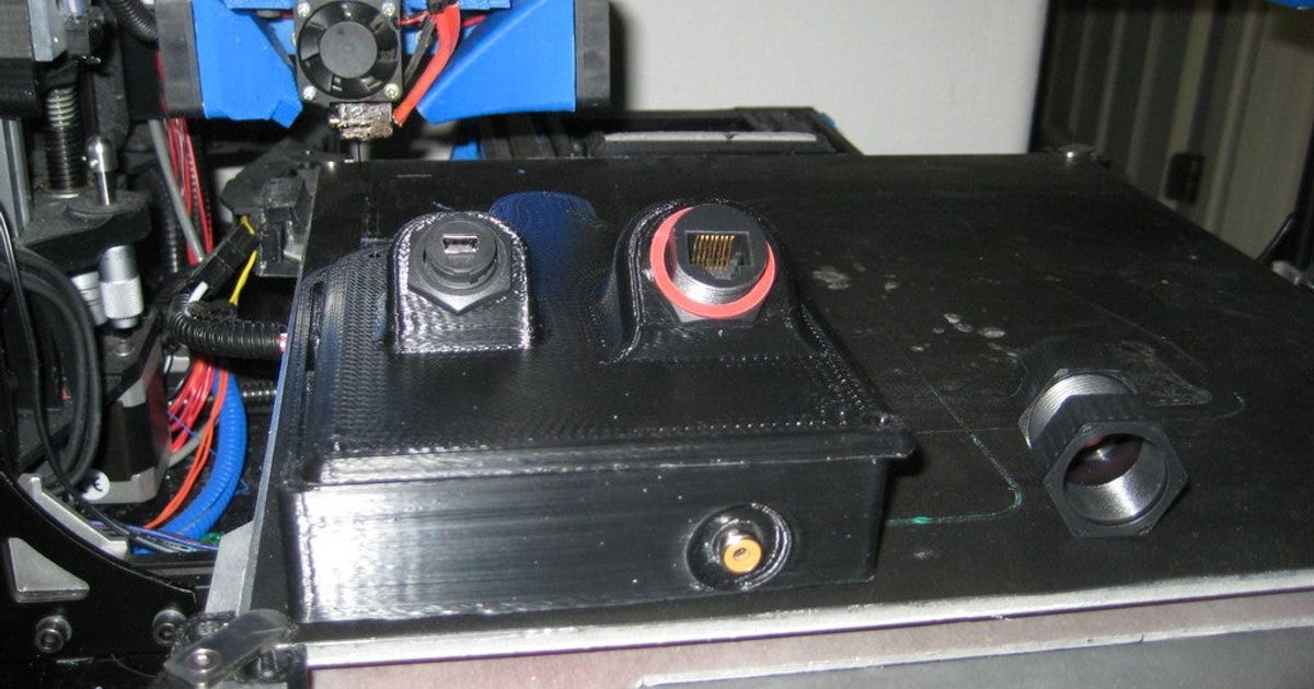 Waterproof ROV Tether control box and reel cable management additions ...