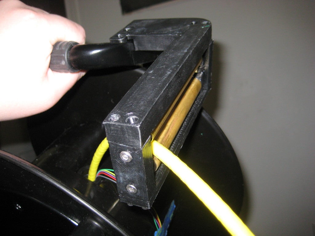 Waterproof ROV Tether control box and reel cable management additions ...