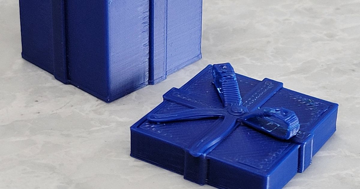 2 Piece Gift Box by merc87051 | Download free STL model | Printables.com