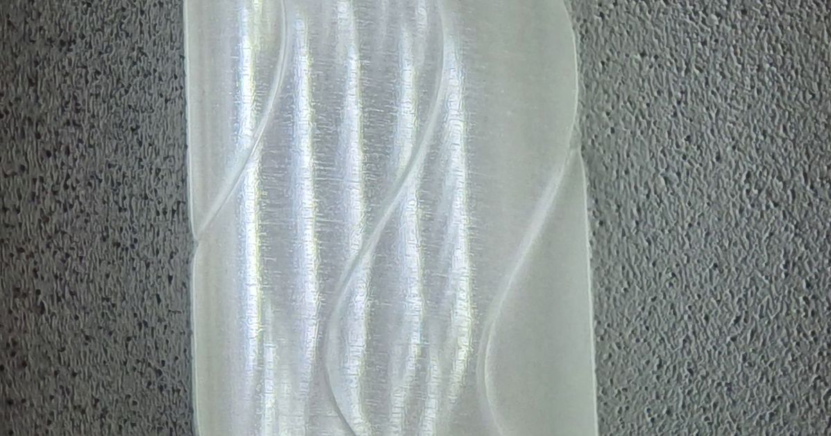 LED Wave Lamp edgemount by Sebastian Mayrhuber | Download free STL ...