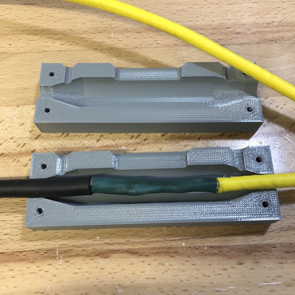 Potting jacket for an 8mm to 10mm or 8 mm to 8mm inline cable splice by ...