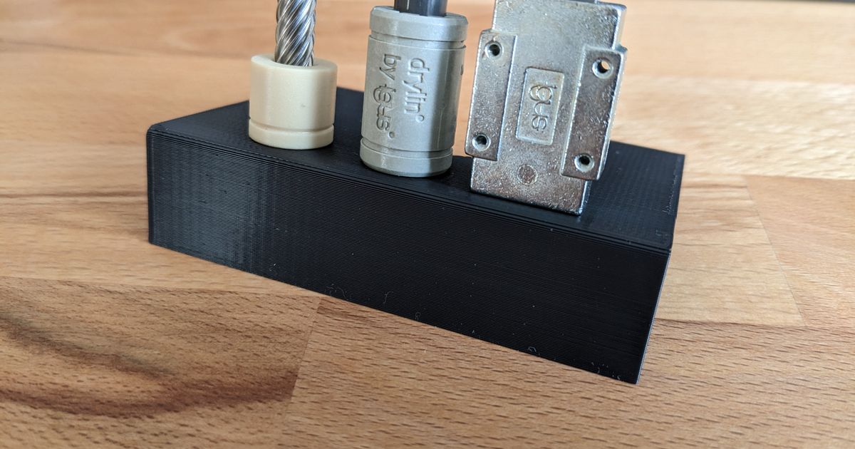 Igus drylin linear guide sample pack display stand by Irgendeintyp ...