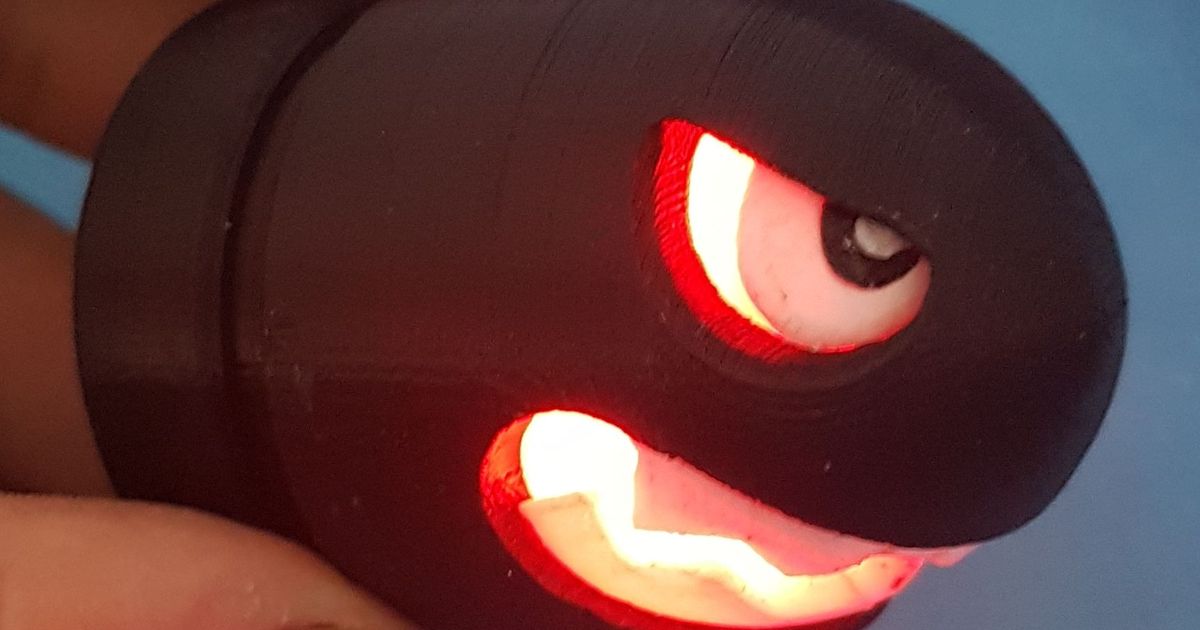 LED Bullet Bill/Banzai Bill by Sebastian Mayrhuber | Download free STL ...