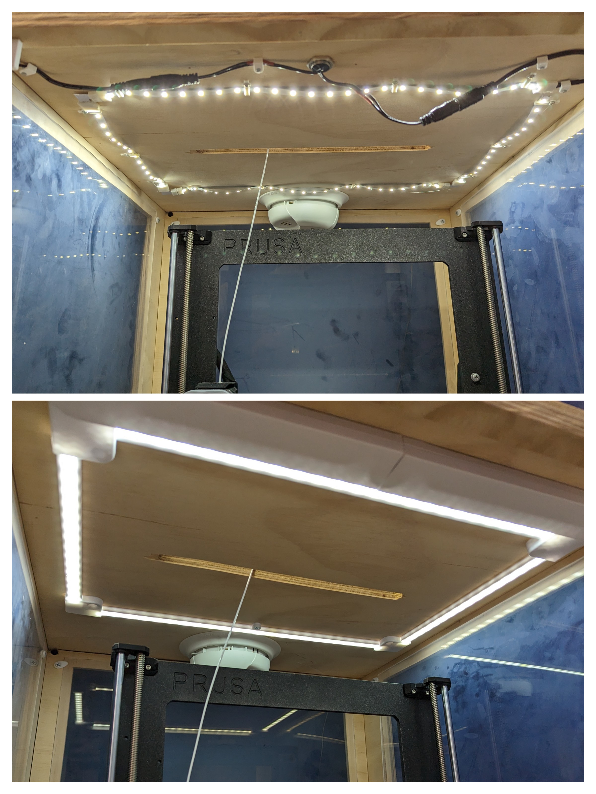 LED track and diffuser for printer enclosure by Félix | Download free ...