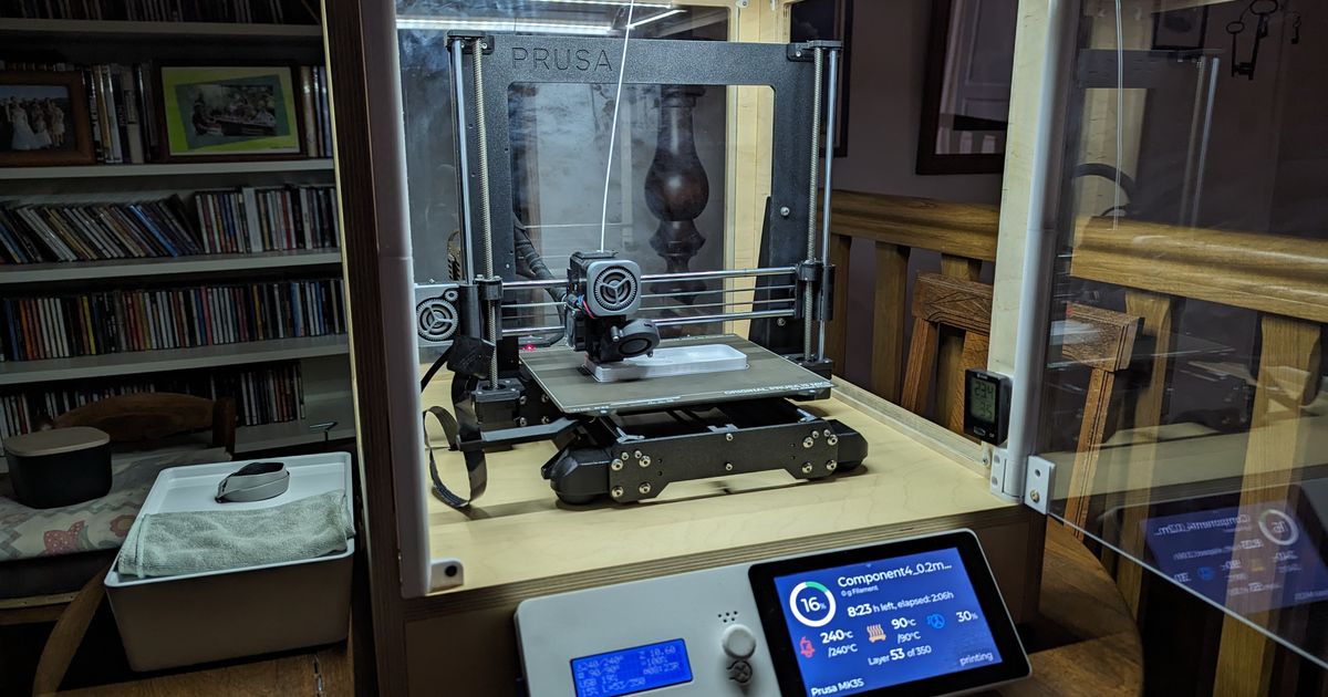 LED track and diffuser for printer enclosure by Félix | Download free ...