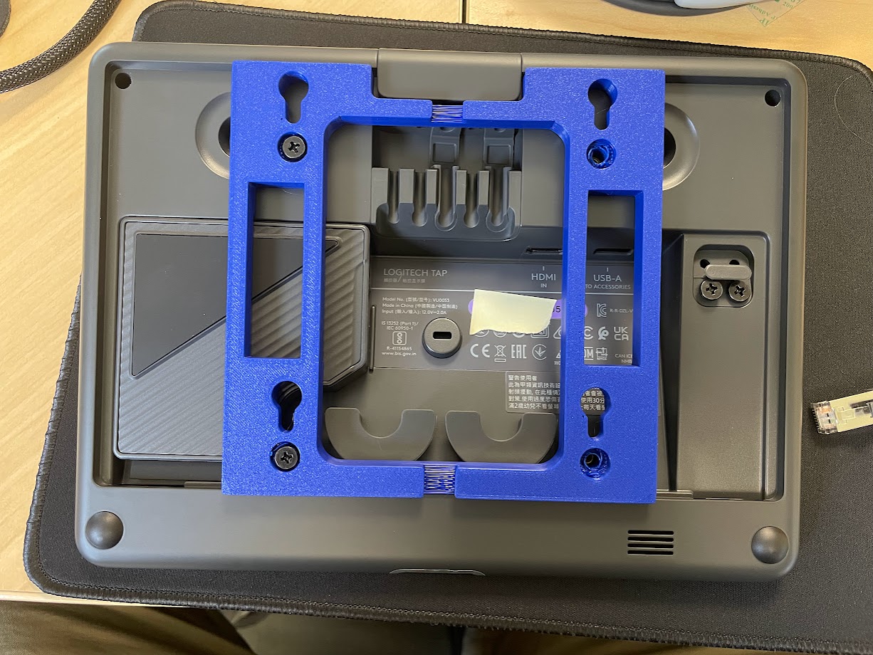 Logitech TAP wall mount bracket by Sudz | Download free STL model ...