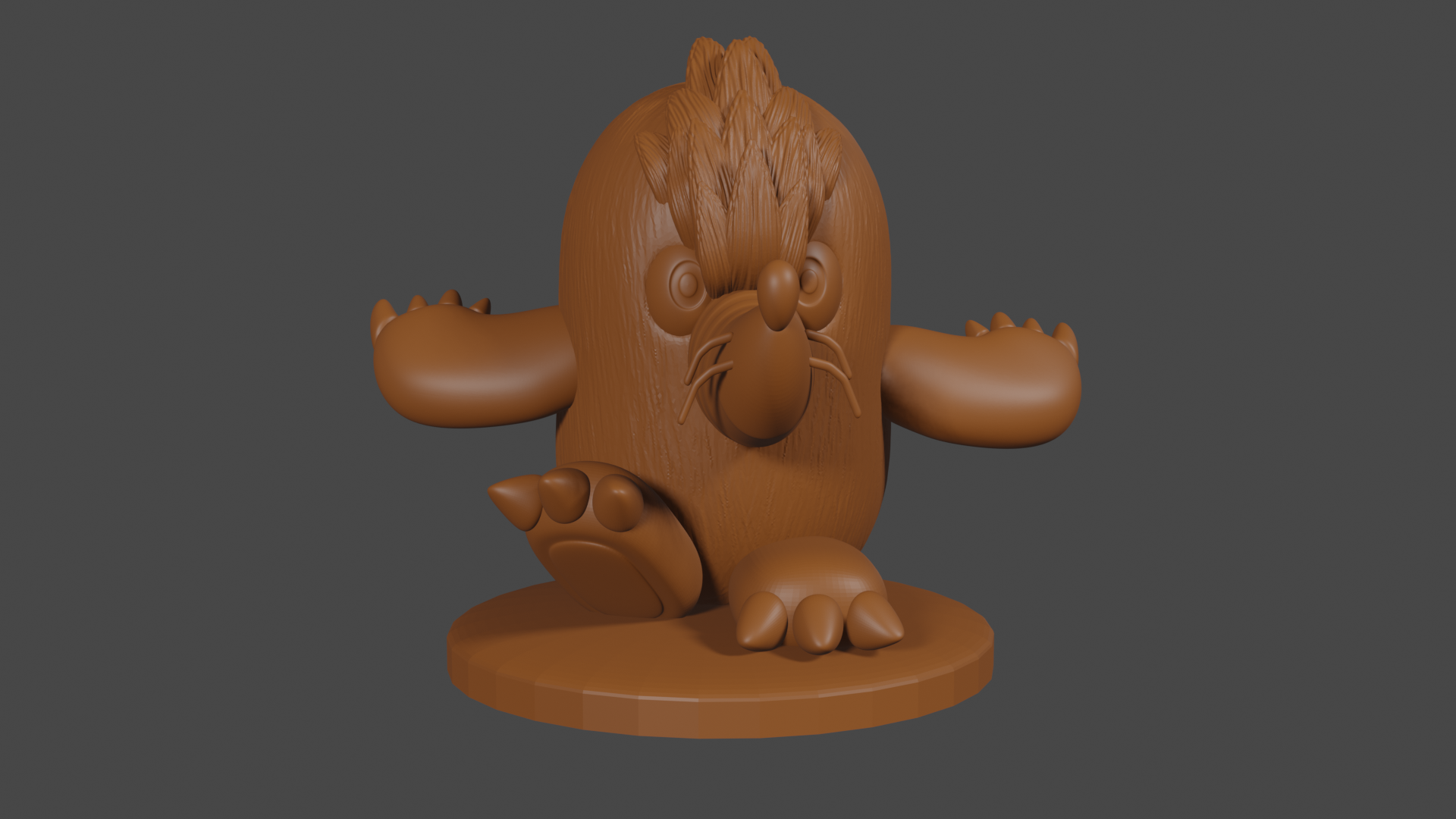 Kirby inspired, Digguh, Tabletop DnD miniature by ...