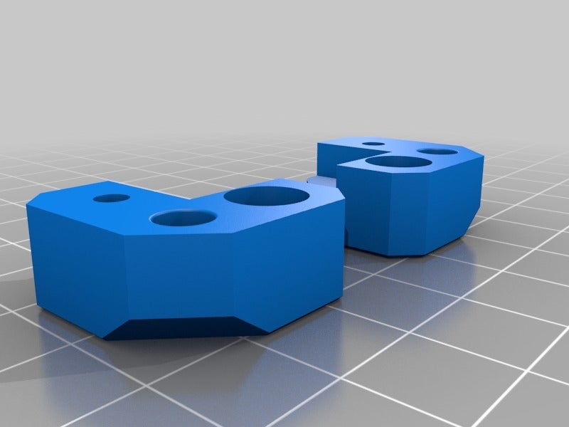 Silicone tube based corner mounts for Lulzbot Taz 1-5 and Aluminum bed ...