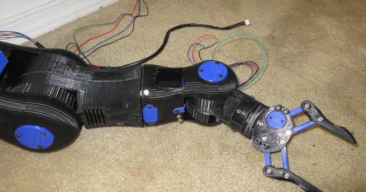 Axis 6 for Moveo Modified Robot Arm with Openbuilds universal mount ...