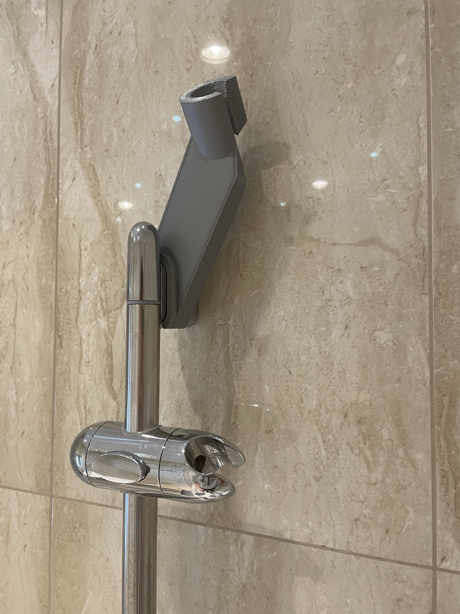 Clip-on Shower Head Extender by SpruceGoose | Download free STL model ...
