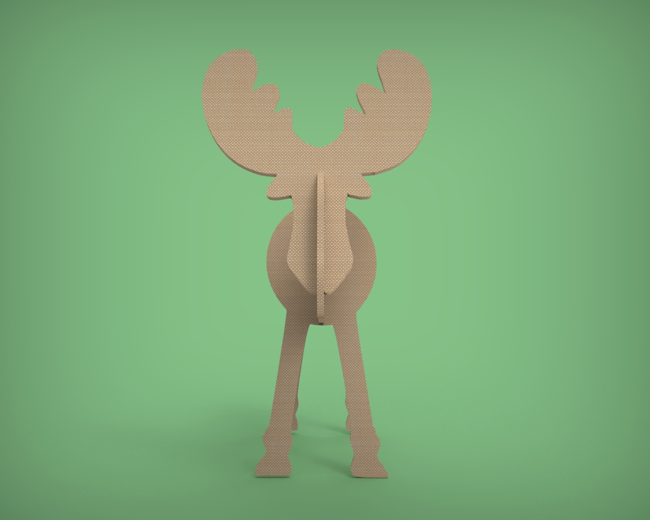 Christmas moose snap together by Maarten Vlug | Download free STL model ...