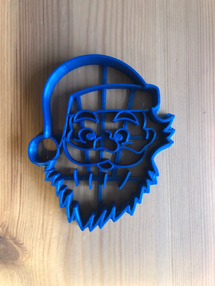 Santa cookie cutter by Fred | Download free STL model | Printables.com