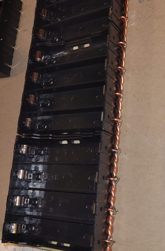 Powerwall Glass Fuse (5x20mm, 6x30mm) x1, x2, x4, x8 mounts for 18650 ...
