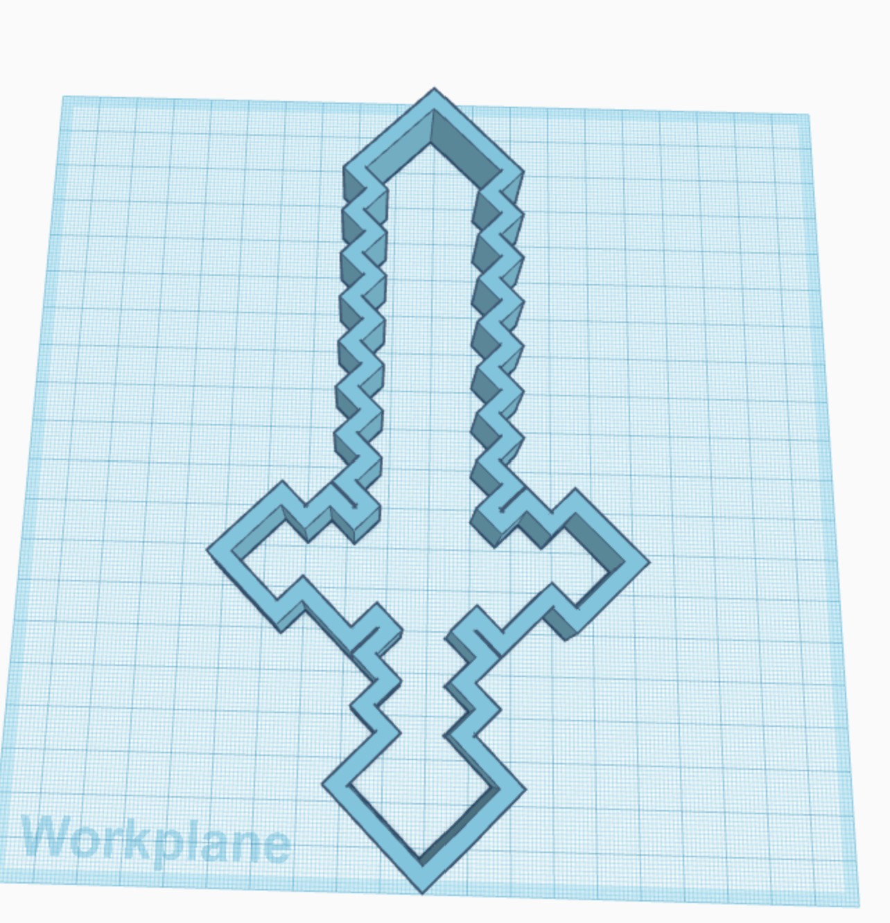 Diamond Sword Cookie Cutter by David Smith | Download free STL model ...