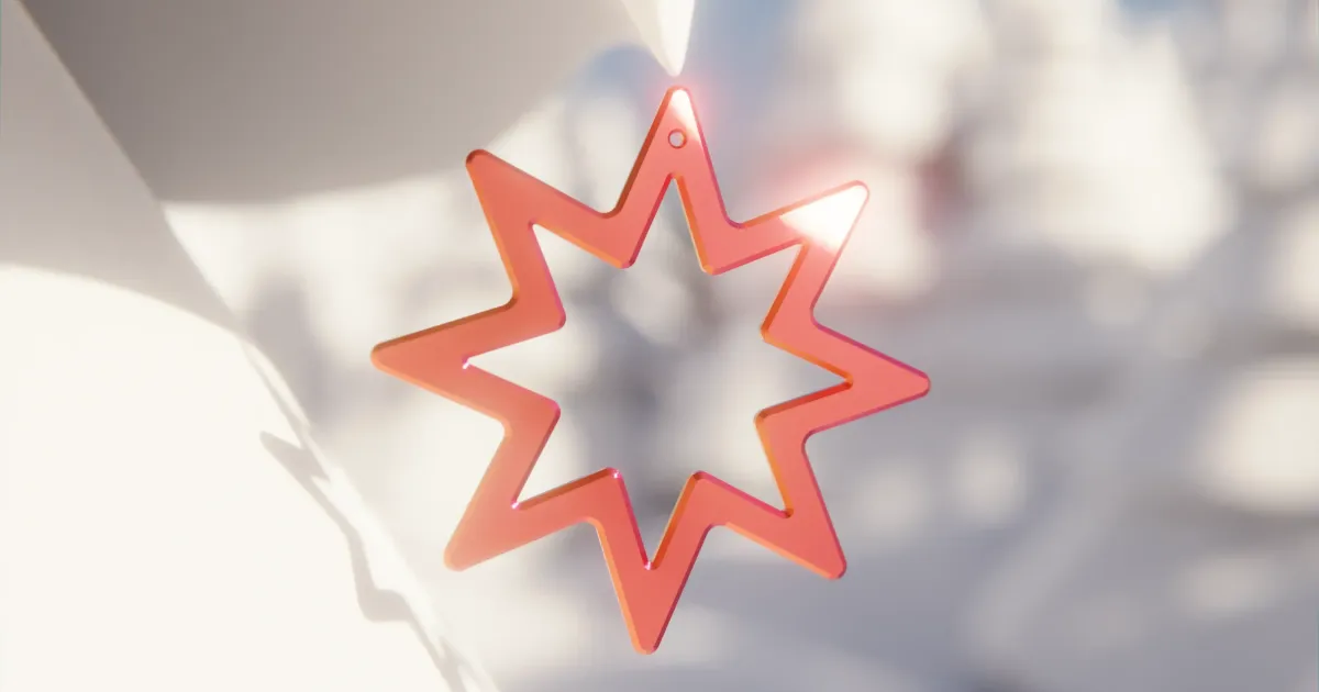 Large Eight-Point Star Frames - Many Sizes with Parametric Fusion360 ...
