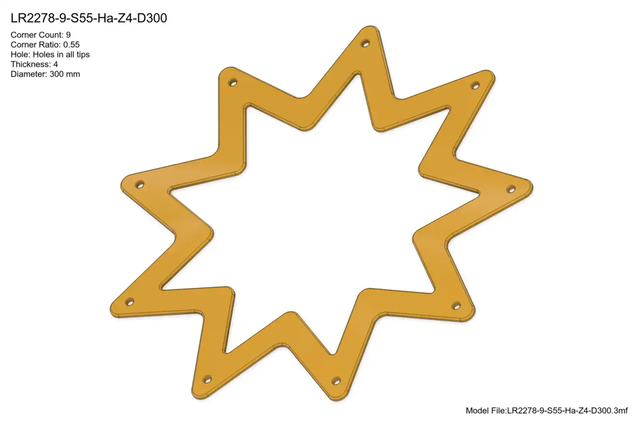 Nine Point Star