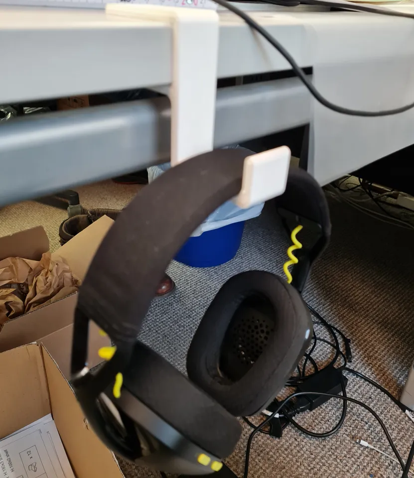 Headset Hanger by cptjan | Download free STL model | Printables.com