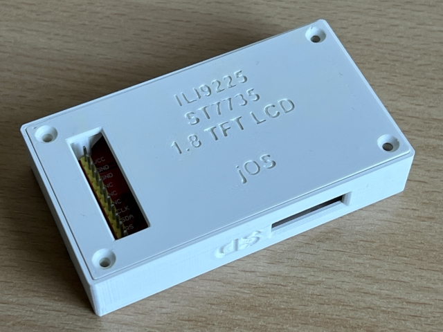 1.8 inch TFT LCD case von marigu | Kostenloses STL-Modell herunterladen ...