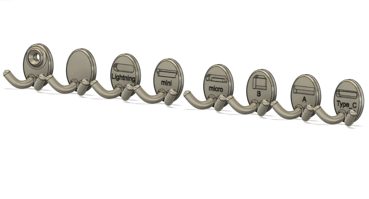Wall cable organizer by HVRK_ | Download free STL model | Printables.com