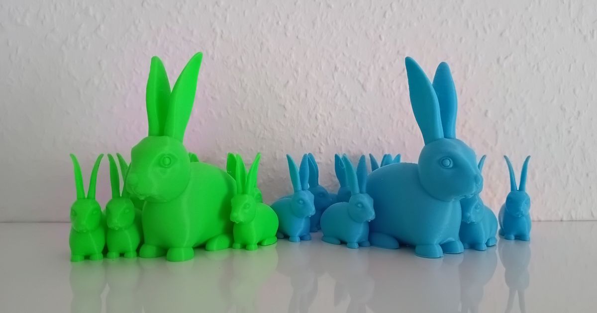 Cute Rabbit by David Kisel | Download free STL model | Printables.com