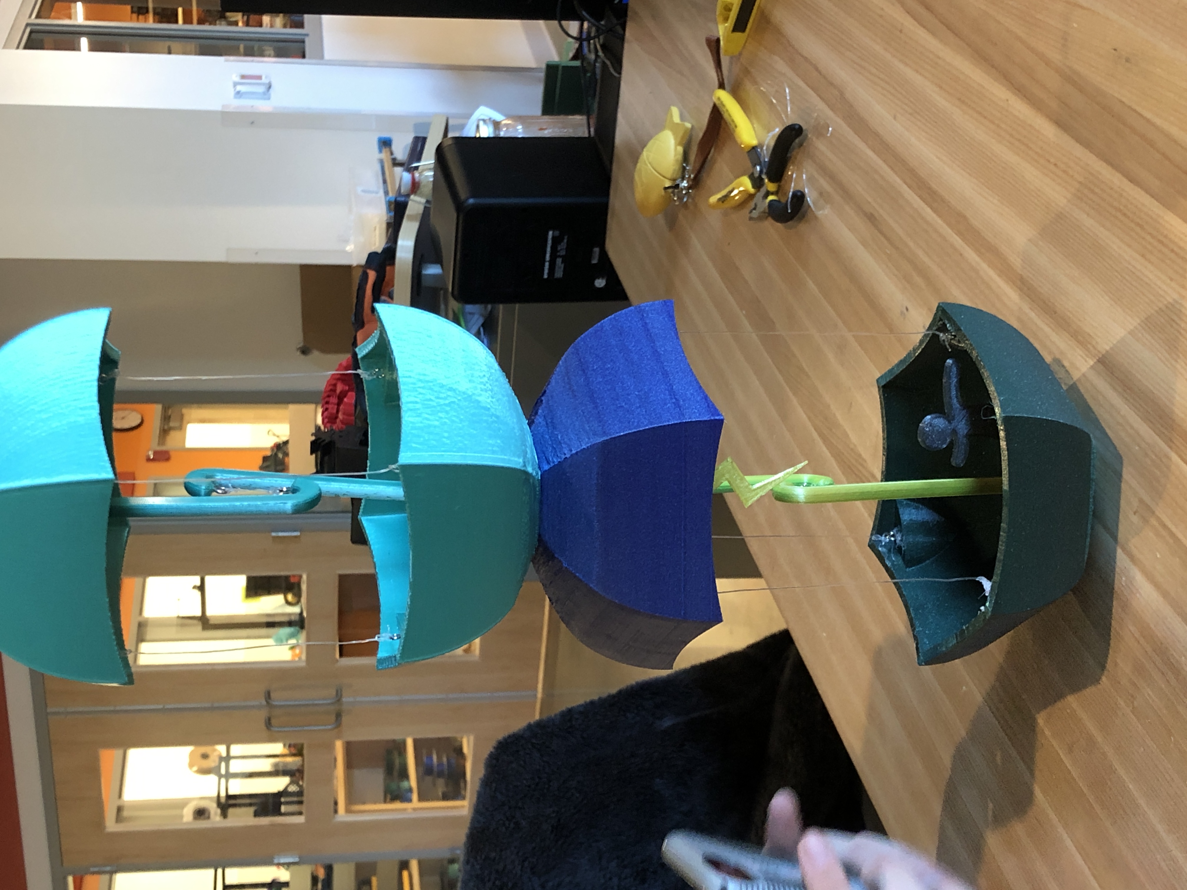 Floating Umbrella (Tensegrity Model) by annieuu | Download free STL ...