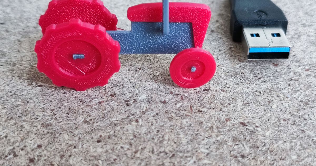 Mini Model Tractor Kit by Norm | Download free STL model | Printables.com