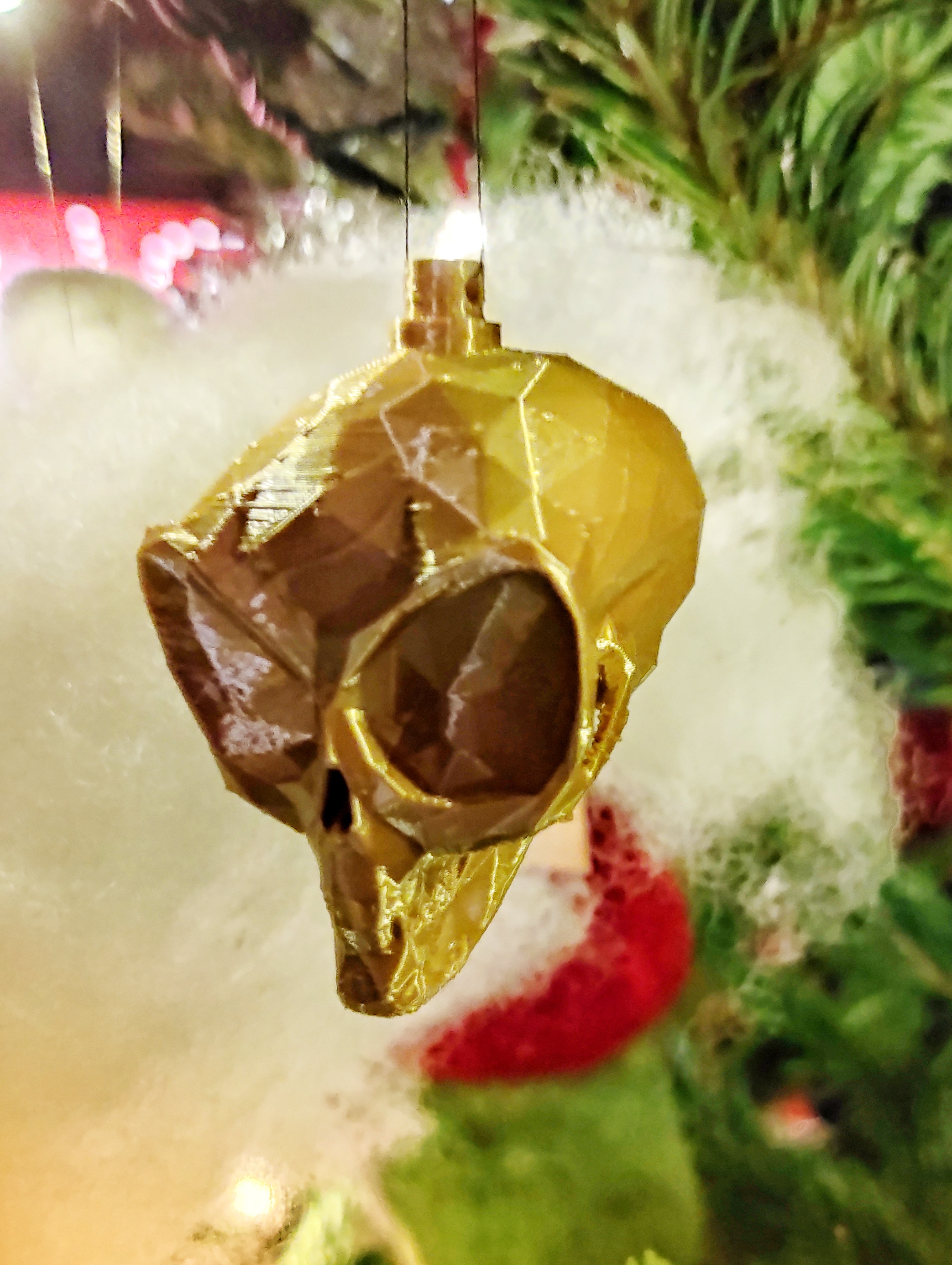 Alien Skull Xmas Tree Ornament by CapaDIY | Download free STL model ...