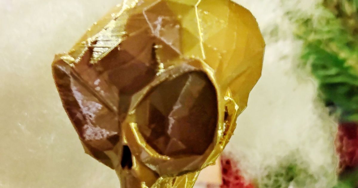 Alien Skull Xmas Tree Ornament by CapaDIY | Download free STL model ...