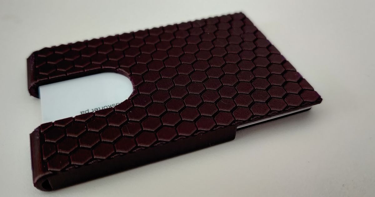 Credit card wallet by Kvadratukas | Download free STL model ...